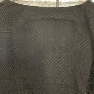 Ports 1961 | Dresses | Ports 961 Black Jersey W Lace Dress | Poshmark